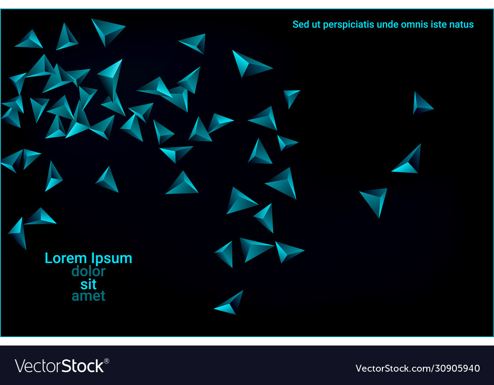 Triangular background Royalty Free Vector Image