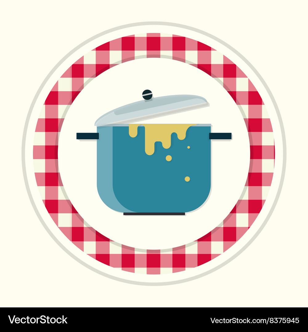 Cooking pot Royalty Free Vector Image - VectorStock