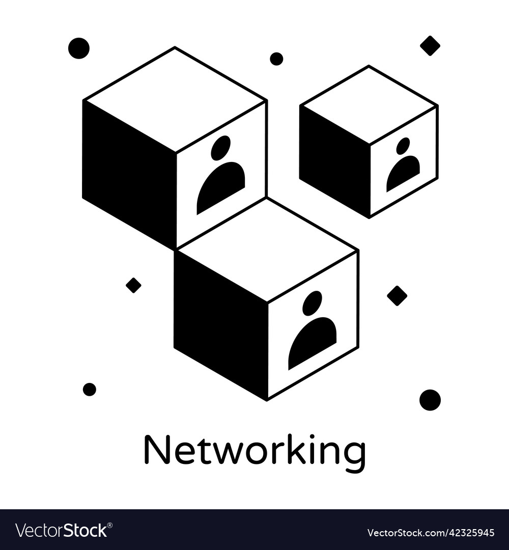 Networking Royalty Free Vector Image - VectorStock