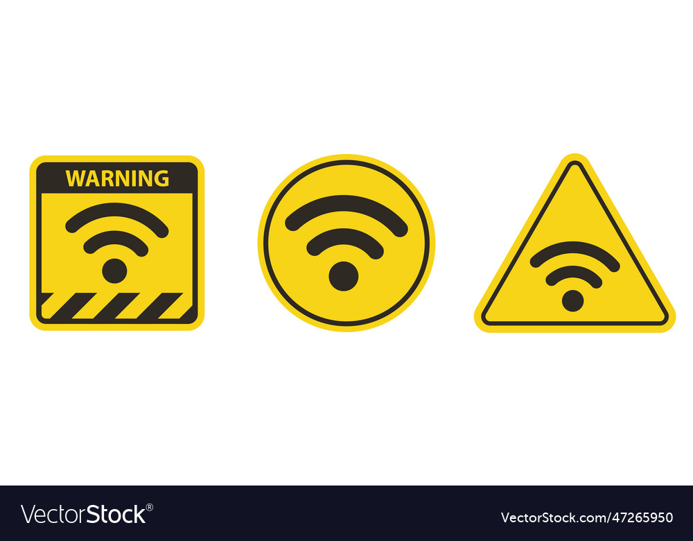 Wireless network wifi symbol Royalty Free Vector Image Wireless network wifi symbol Royalty Free Vector Image