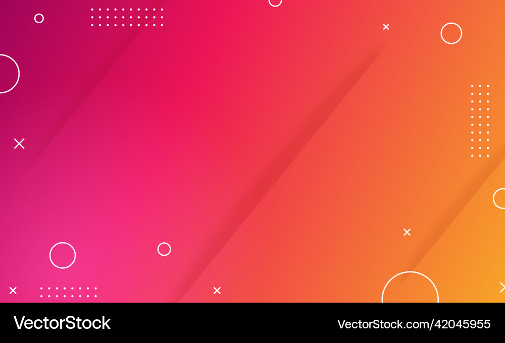 Abstract red and yellow modern elegant design Vector Image