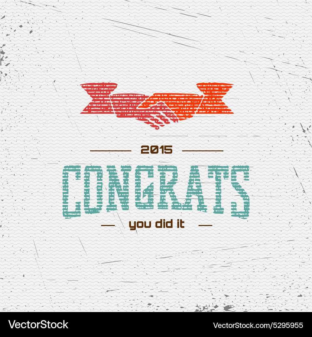 Congratulation badges cards and labels for any use