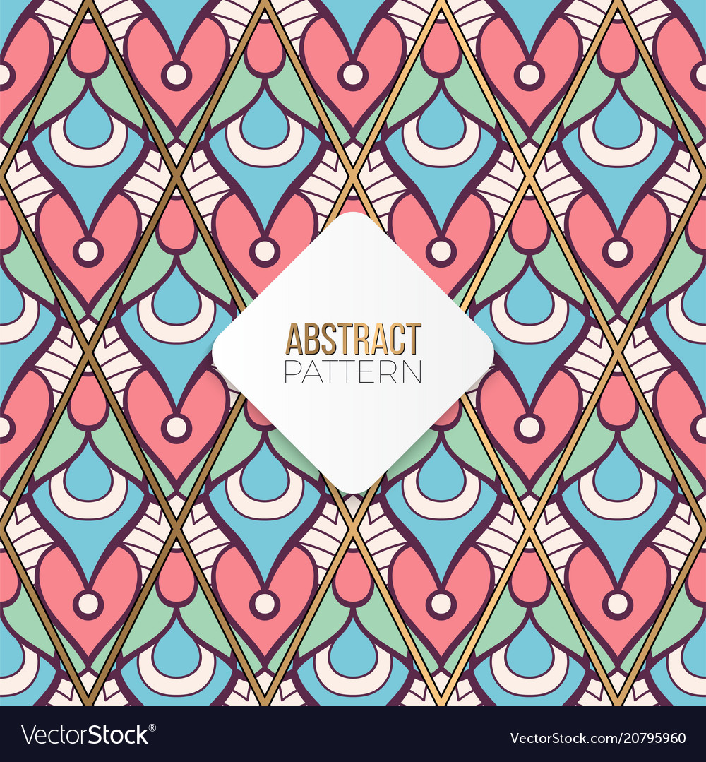 Seamless pattern tile Royalty Free Vector Image