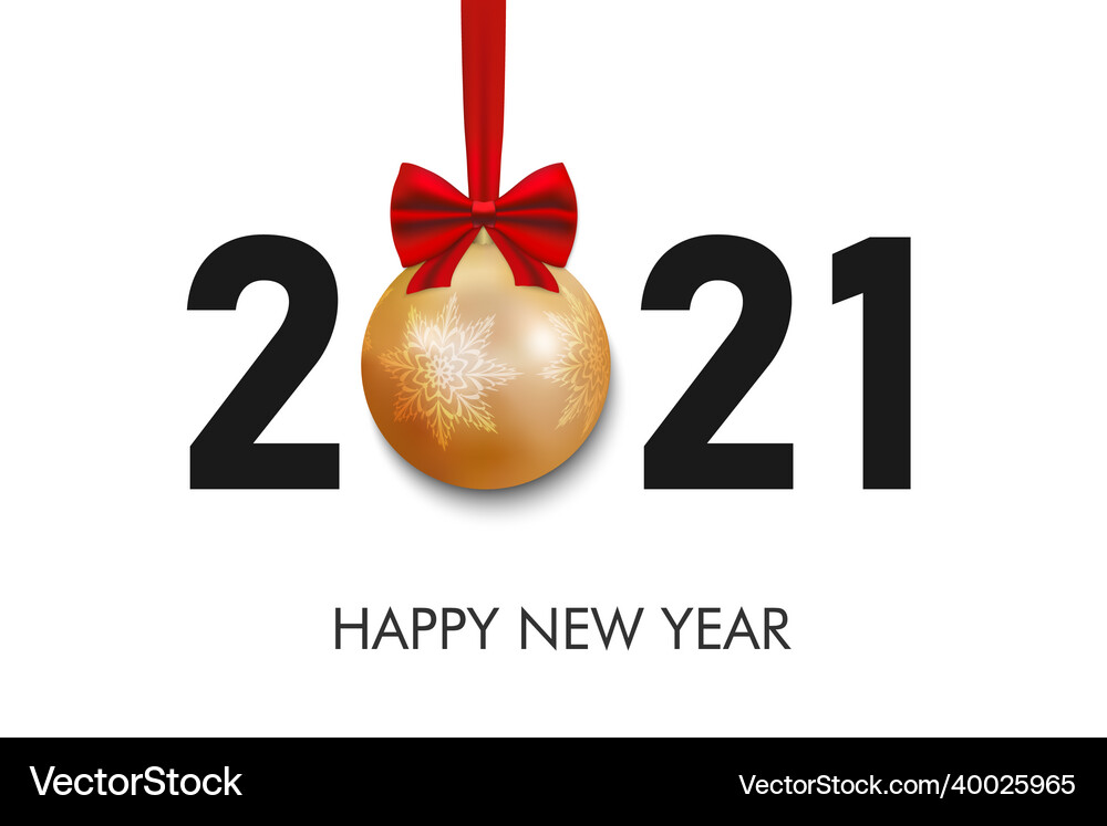 2022 new year background festive premium design Vector Image