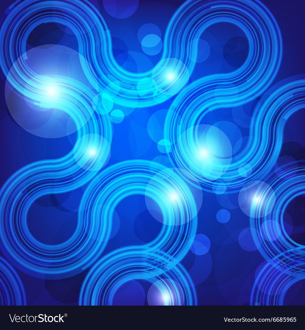 Blue techno background Royalty Free Vector Image