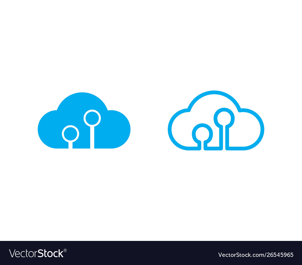 Cloud technology Royalty Free Vector Image - VectorStock