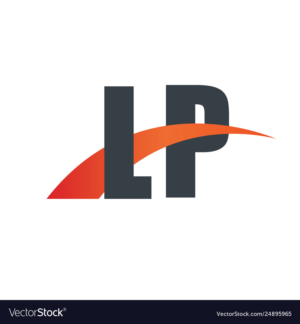 Initial letter overlapping design logo Royalty Free Vector