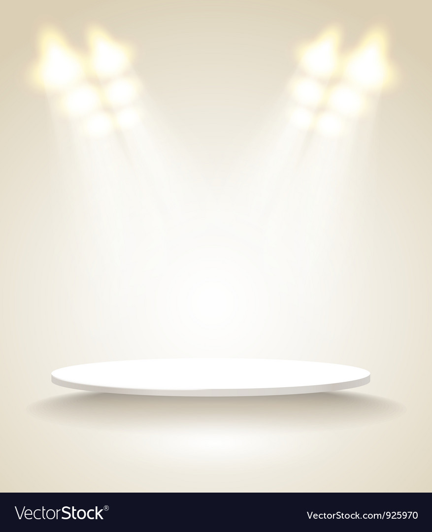 Empty stage Royalty Free Vector Image - VectorStock