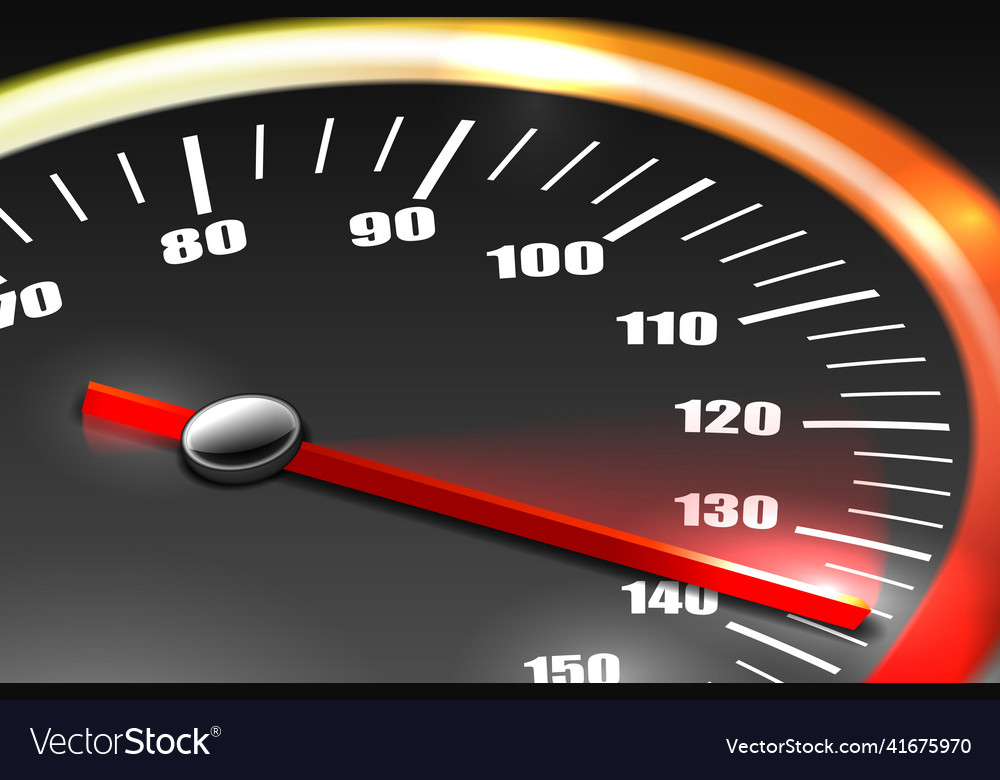 Speedometer background Royalty Free Vector Image