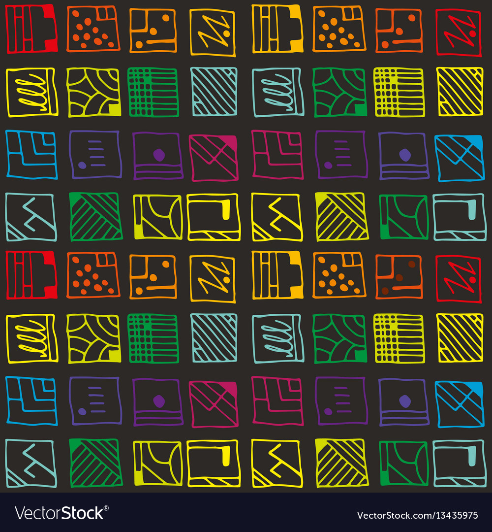 Abstract rectangular shape in color Royalty Free Vector