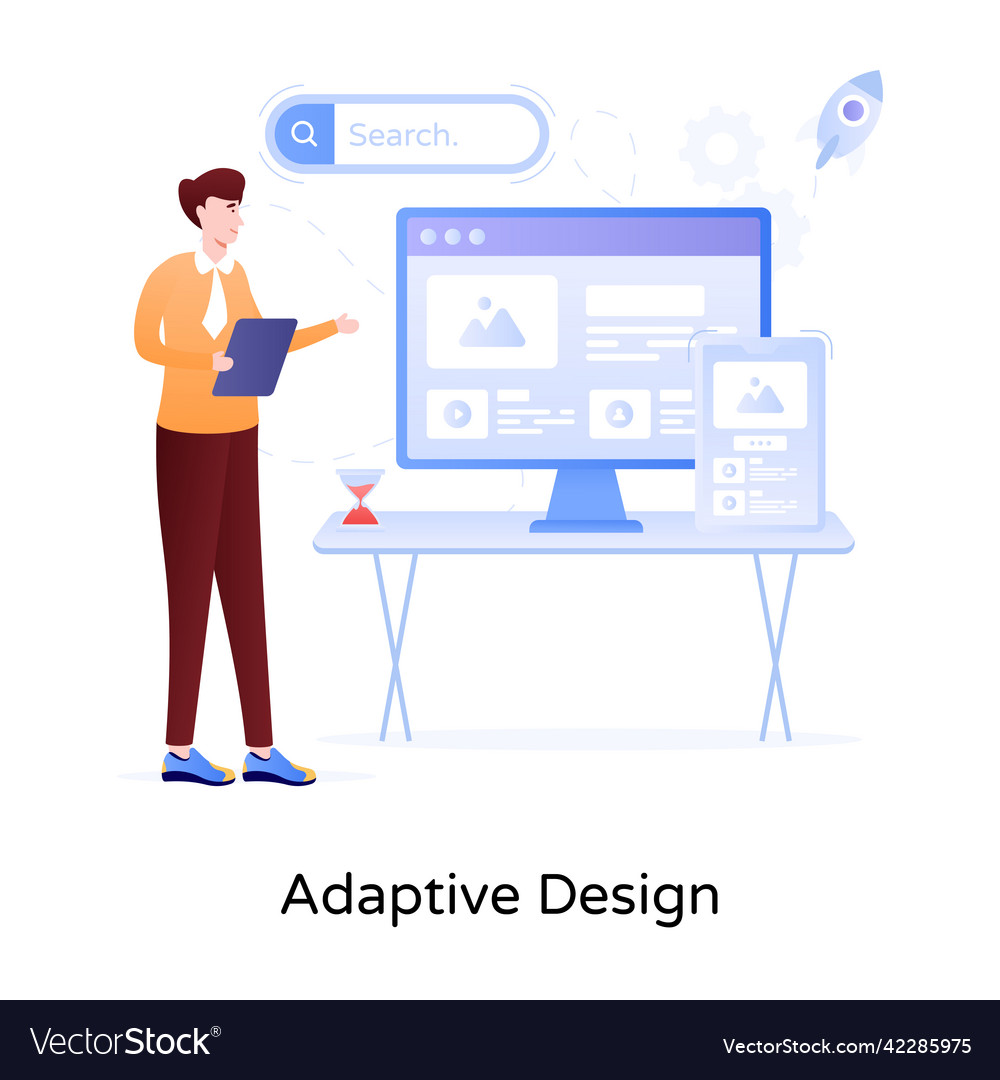 Adaptive design Royalty Free Vector Image - VectorStock