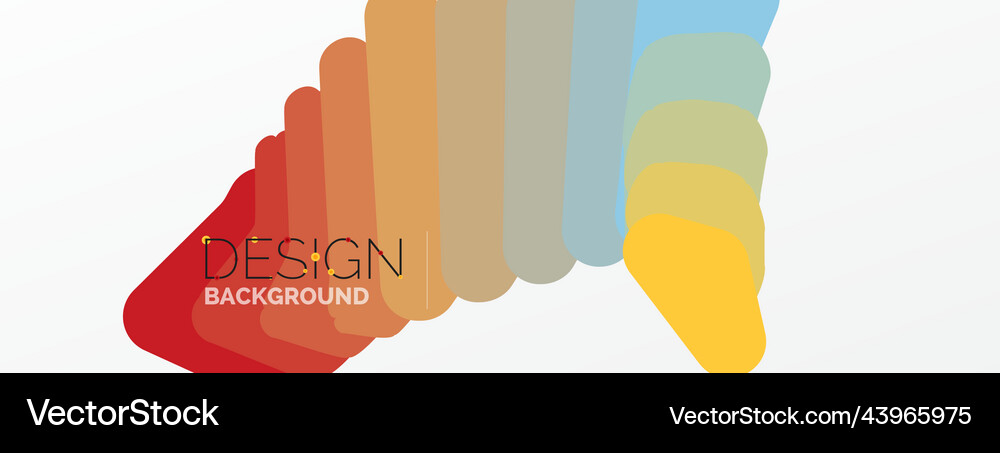 Background colorful shapes template wallpaper Vector Image