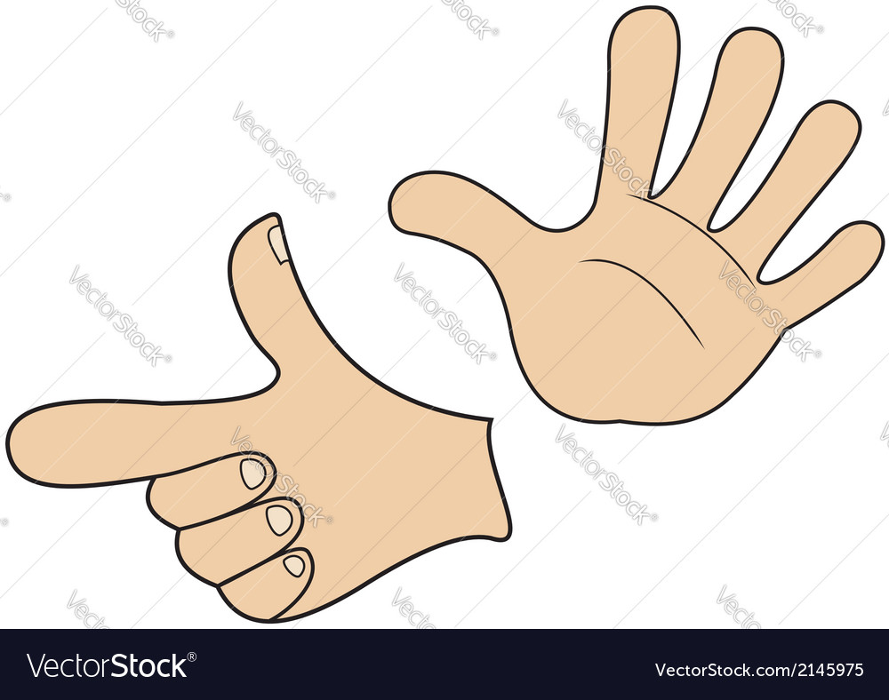 Hand pointer Royalty Free Vector Image - VectorStock