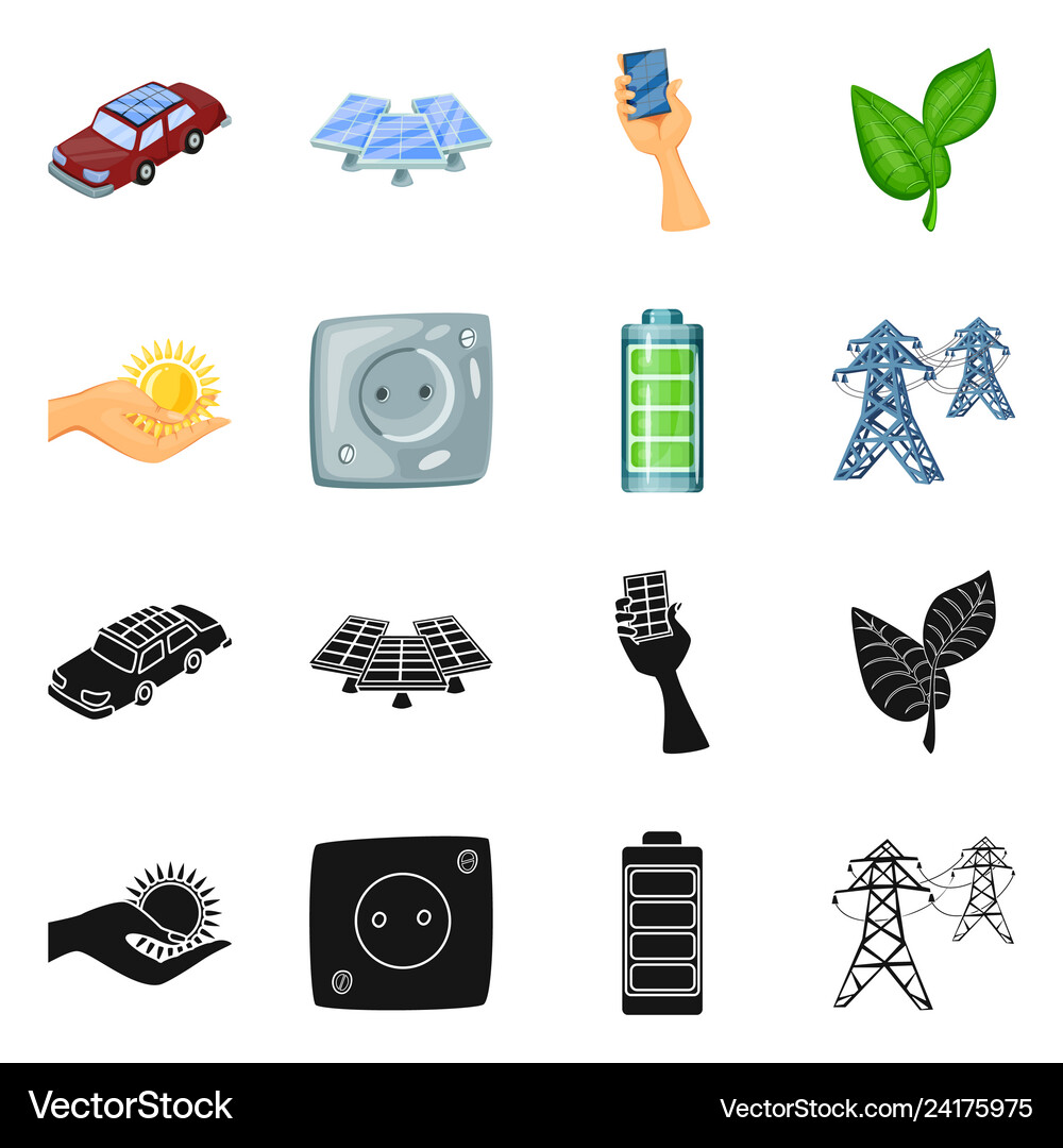 Isolated object of innovation and technology logo Vector Image