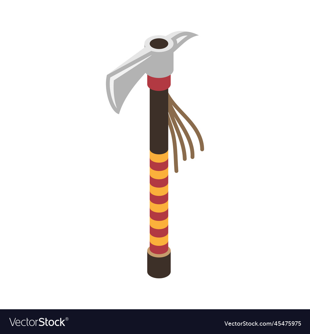 Isometric tomahawk Royalty Free Vector Image - VectorStock