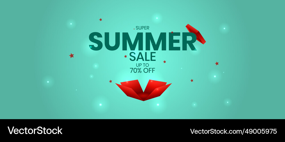 Summer sale colorful background Royalty Free Vector Image