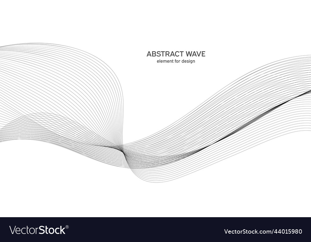 Abstract wave element for design digital Vector Image