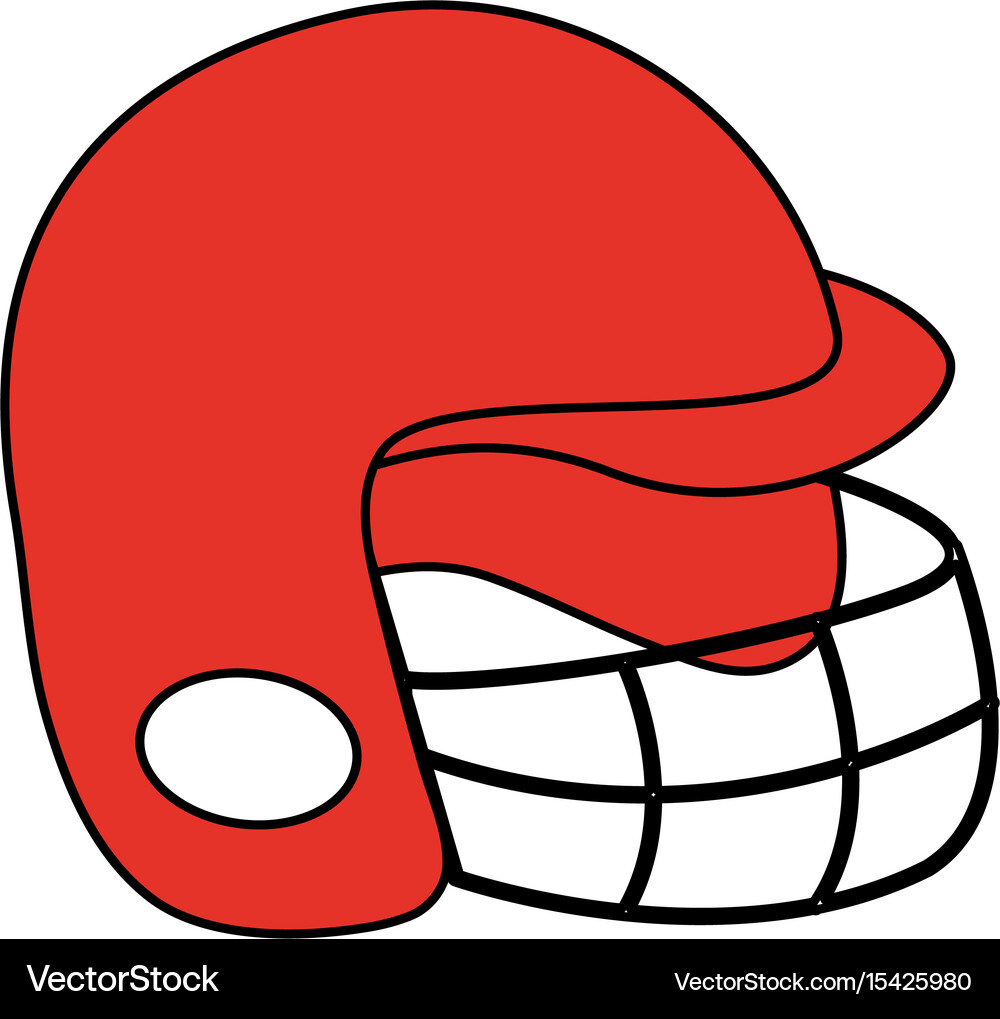 Football helmet design Royalty Free Vector Image