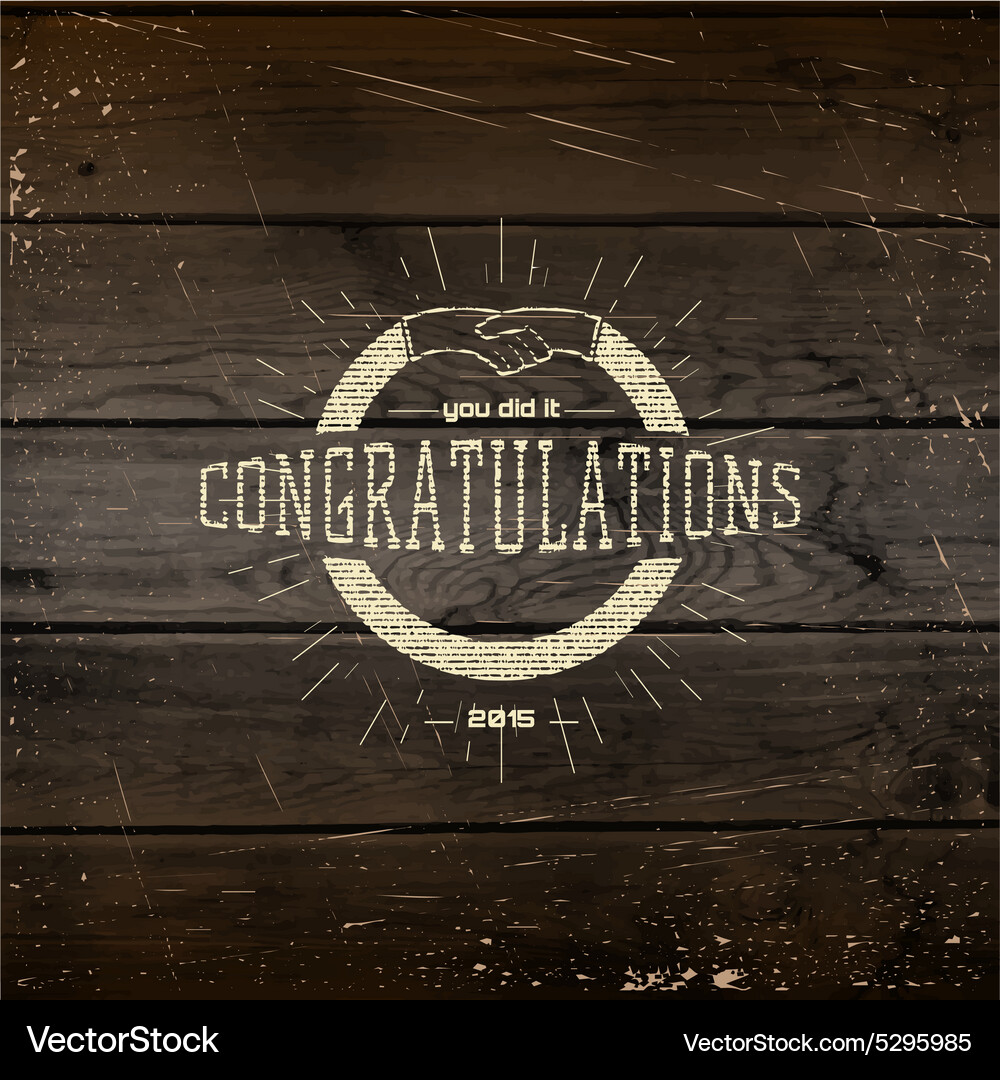 Congratulation badges cards and labels for any use
