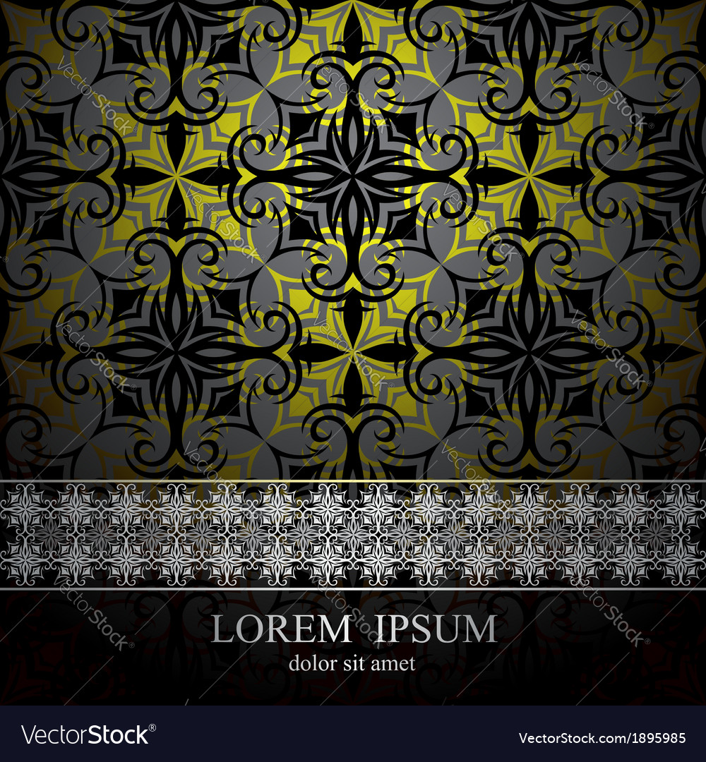 Decorative backdrop Royalty Free Vector Image - VectorStock