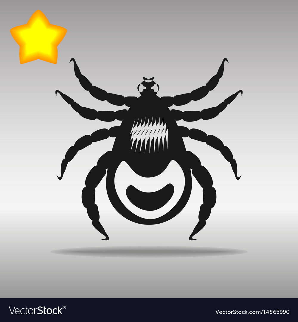 Mites Black Icon Button Logo Symbol Royalty Free Vector 