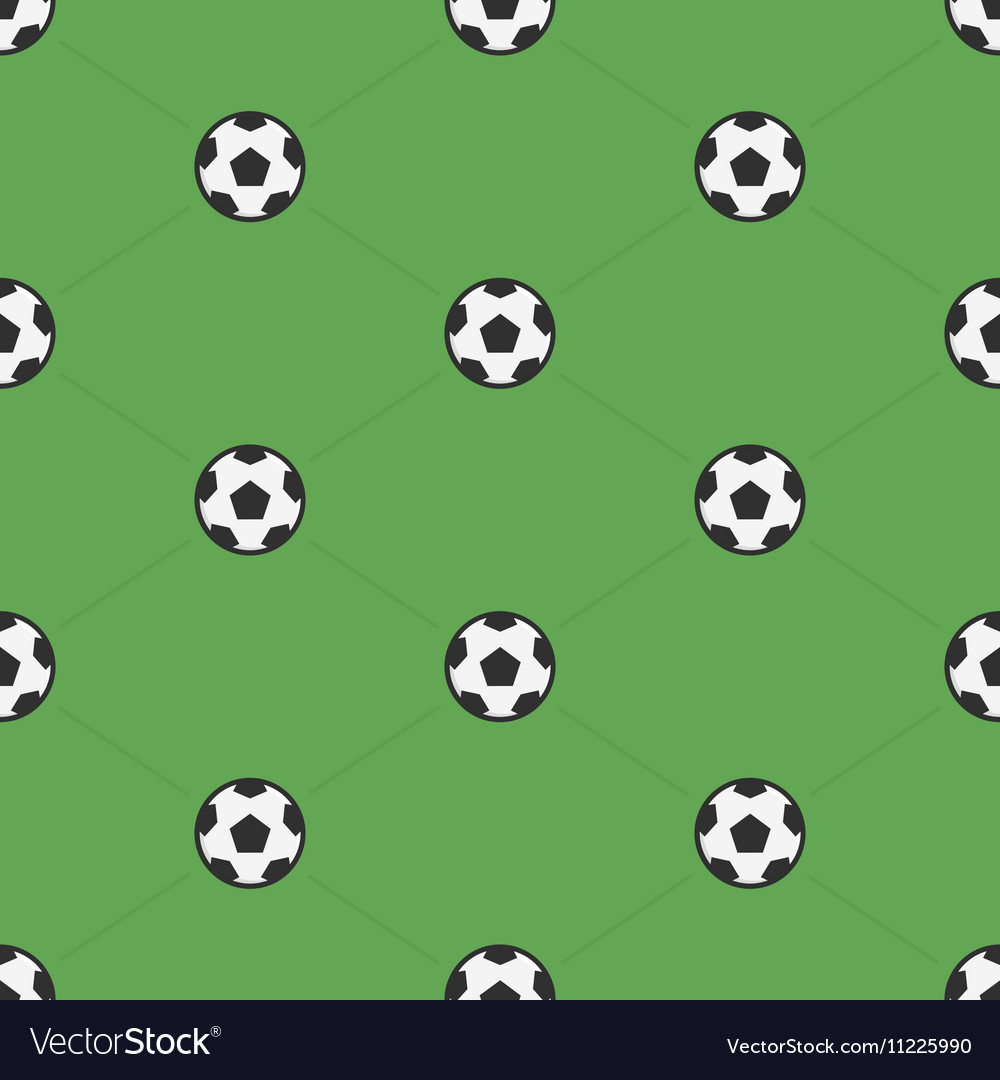 Soccer ball samples pattern Royalty Free Vector Image