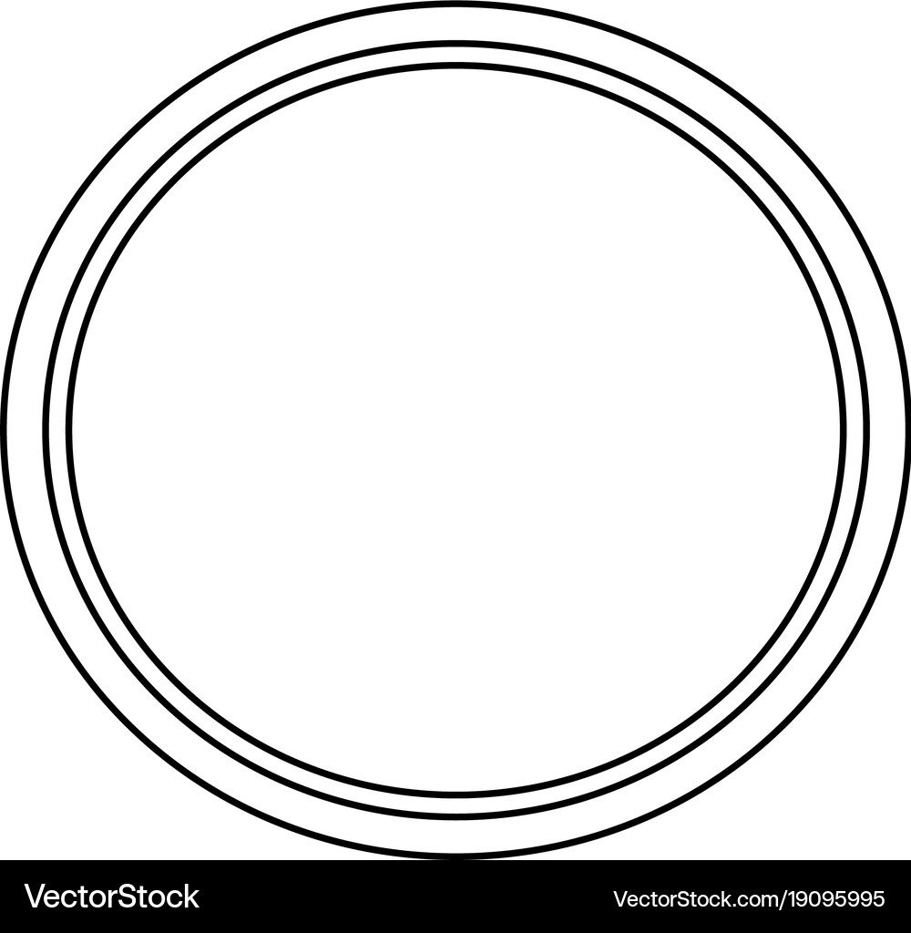Circular mirror icon Royalty Free Vector Image
