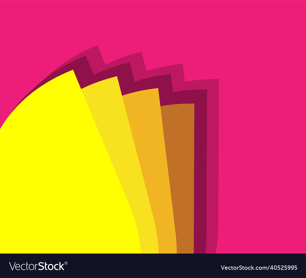 Layered color background Royalty Free Vector Image