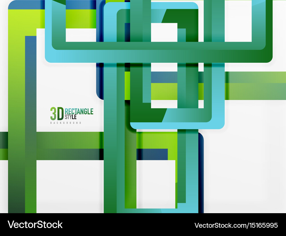 Rectangle tube elements background Royalty Free Vector Image