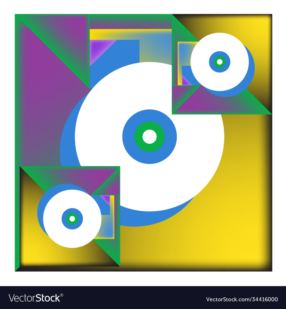 Abstract modern triangles background pattern Vector Image