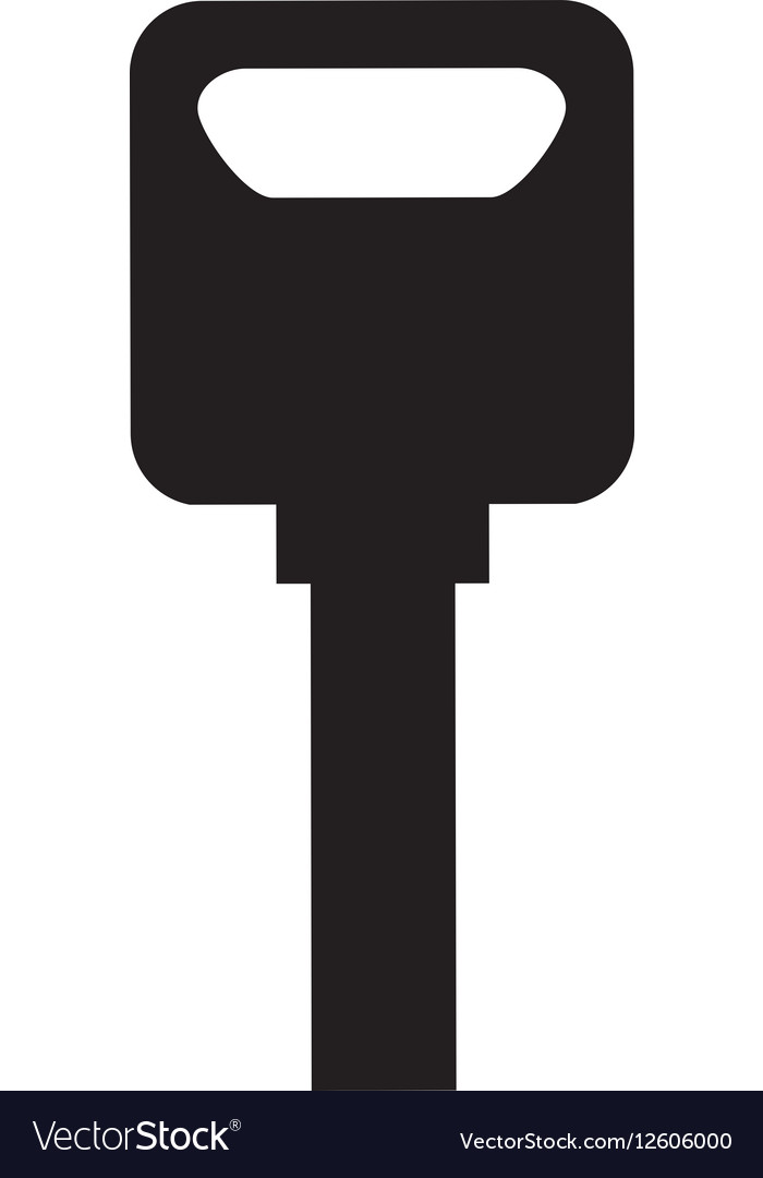 Car key isolated icon Royalty Free Vector Image