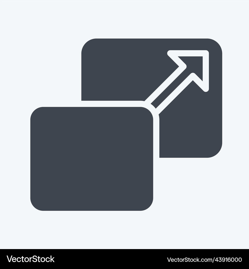 Icon scale related to graphic design tools symbol Vector Image