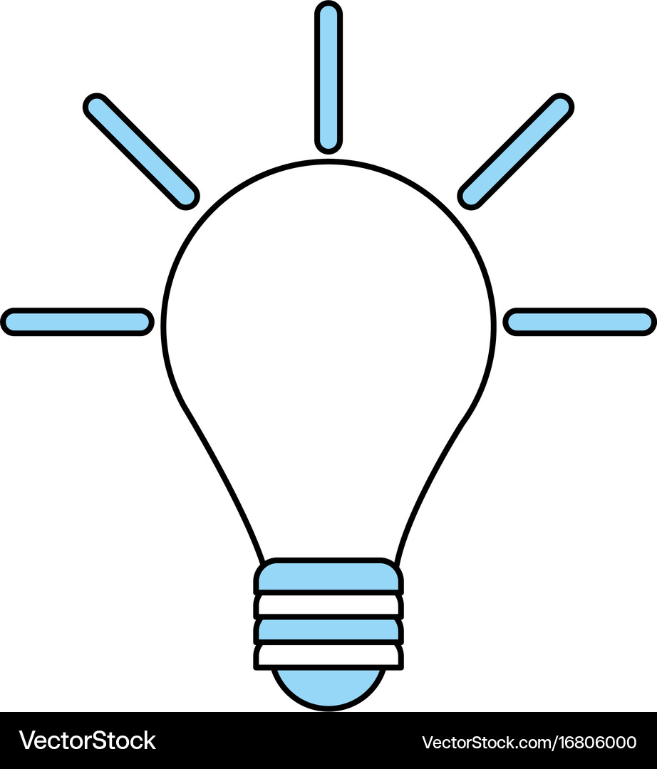 Light bulb Royalty Free Vector Image - VectorStock