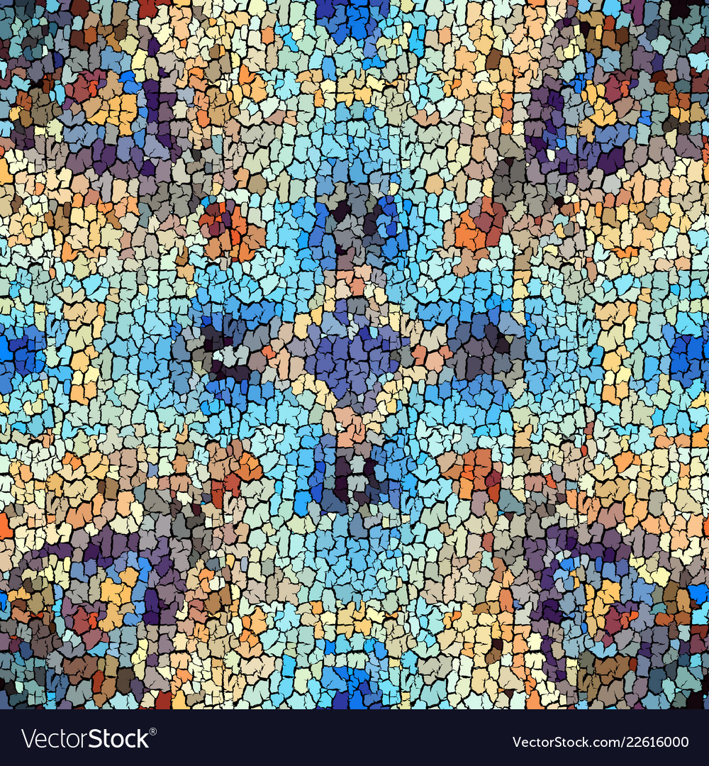 Seamless grunge abstract square pattern paint Vector Image