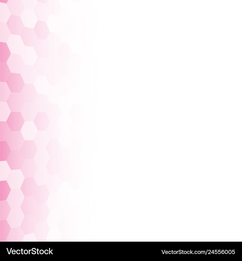 Banner pink random square mosaic tiles Royalty Free Vector