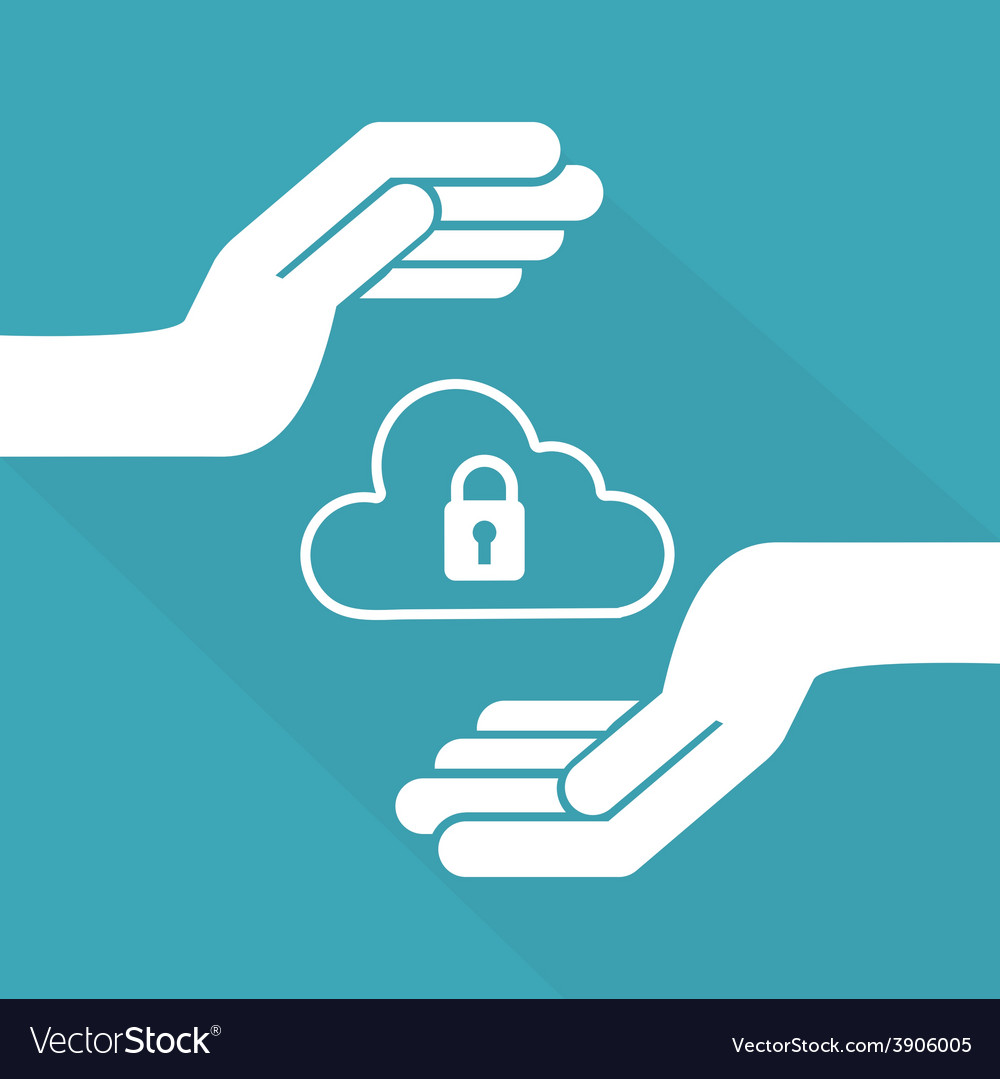 Cloud security Royalty Free Vector Image - VectorStock