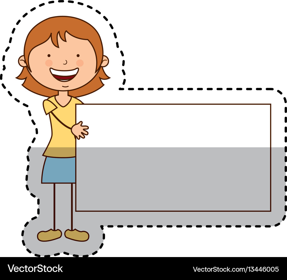 Cute mother character icon Royalty Free Vector Image