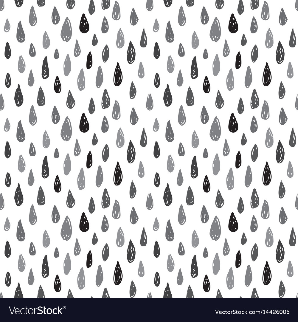 Drops seamless pattern Royalty Free Vector Image