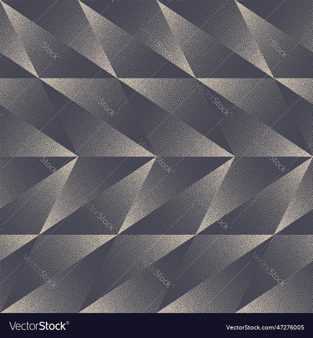 Dynamic Triangular Structure Seamless Pattern Vector Image