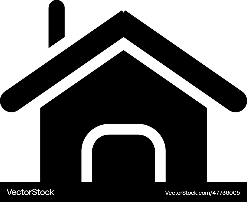 House icon clipart design template isolated Vector Image