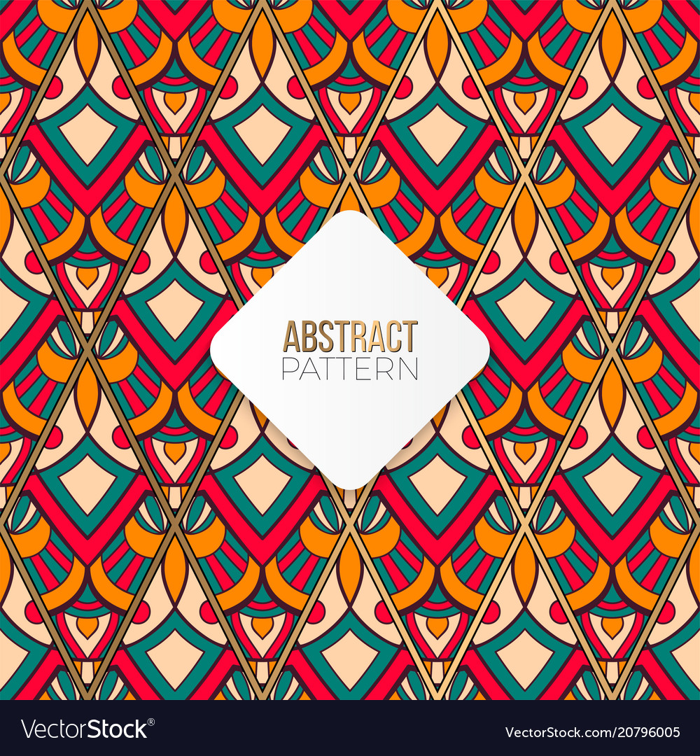 Seamless pattern tile Royalty Free Vector Image