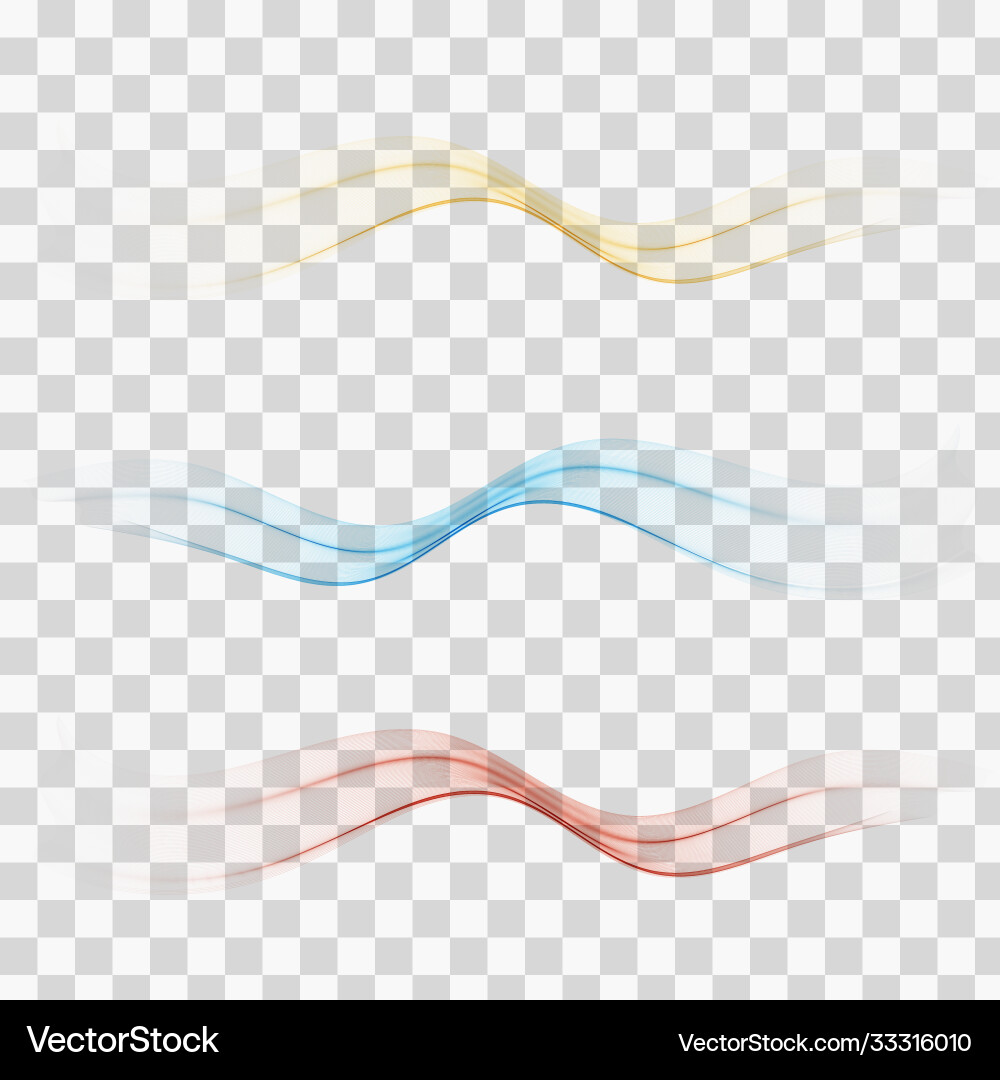 Abstract colorful lines divider collection Vector Image