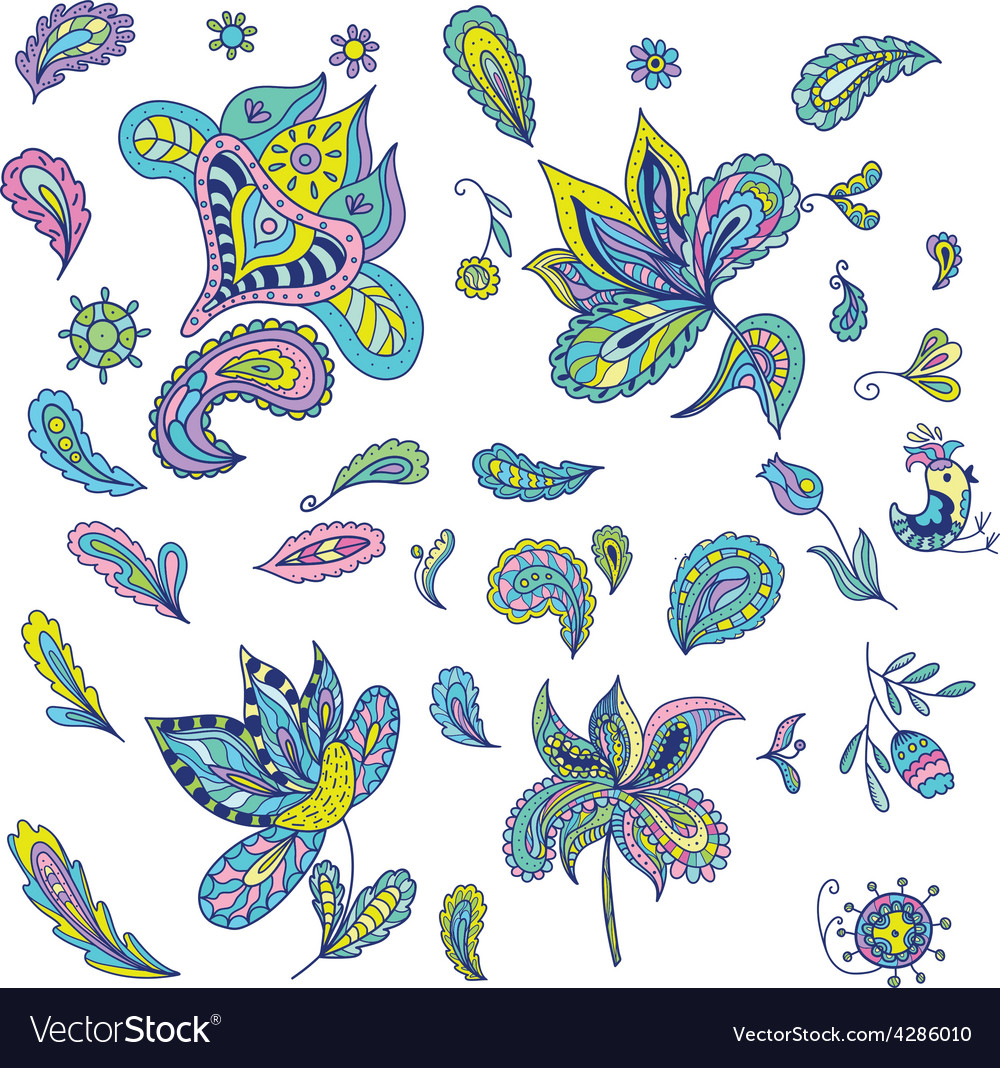 Indian Design Elements Royalty Free Vector Image