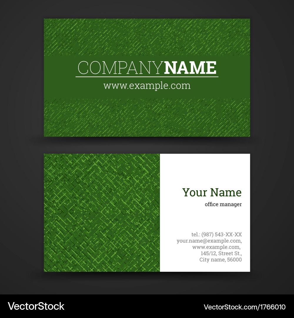 Premium business card set eps10 Royalty Free Vector Image
