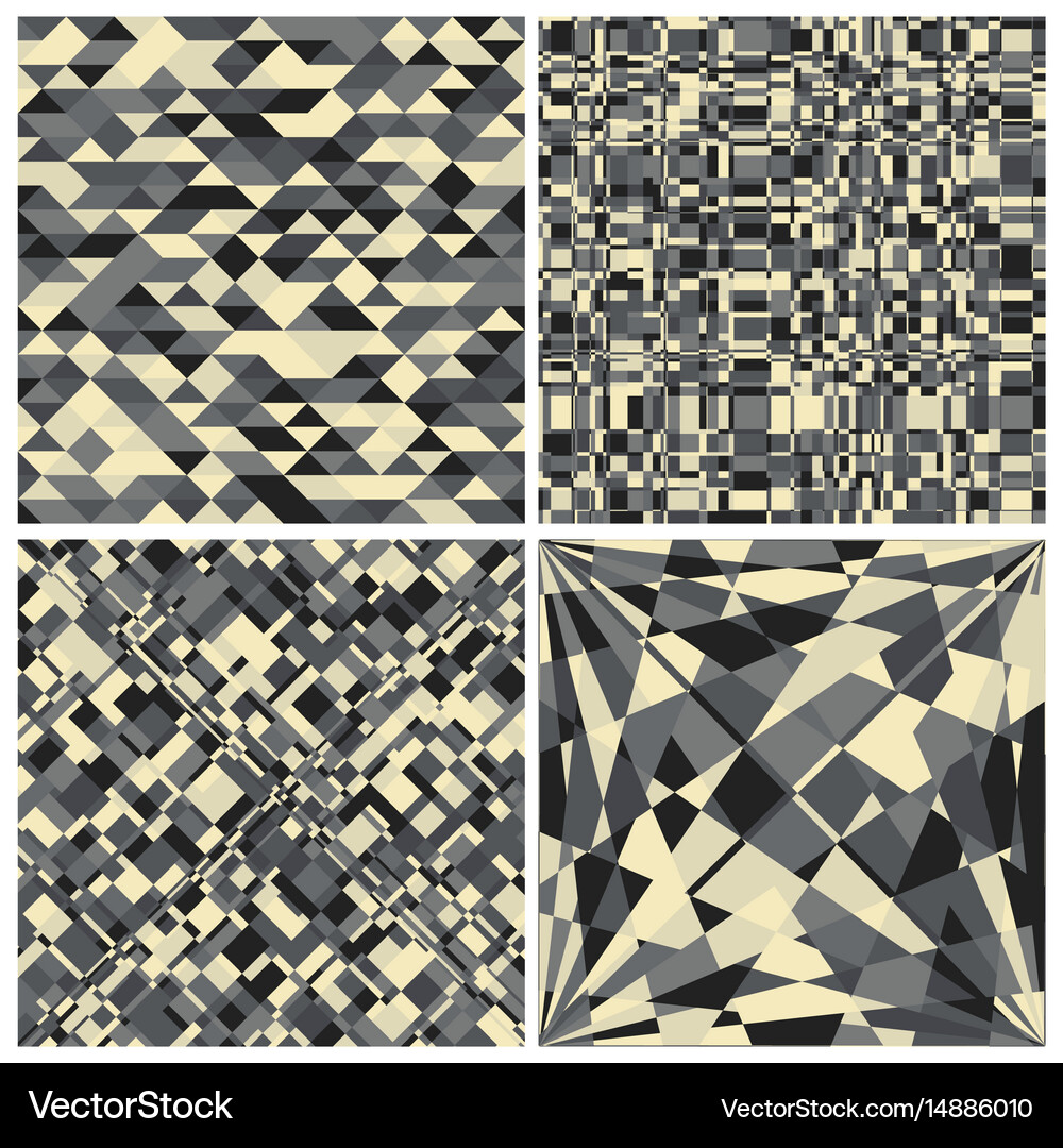 Set of geometry backdrop for party invitation Vector Image