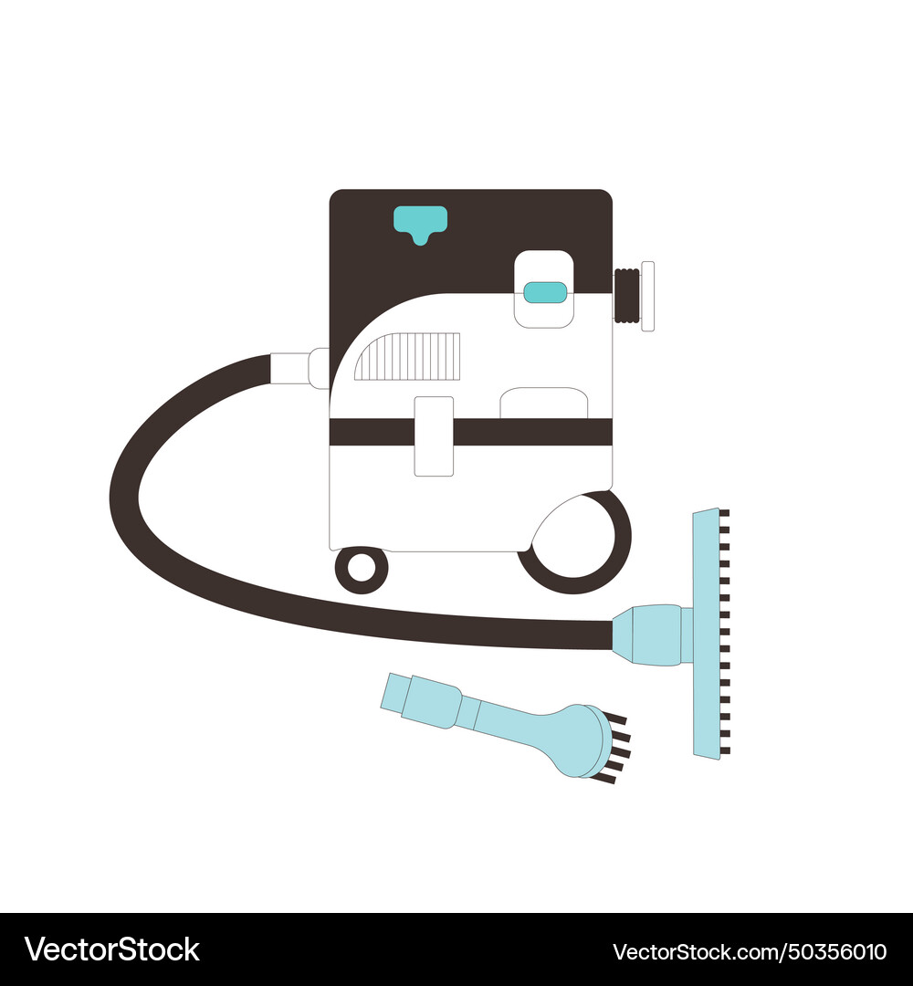 Vacuum cleaner isolated on white background Vector Image