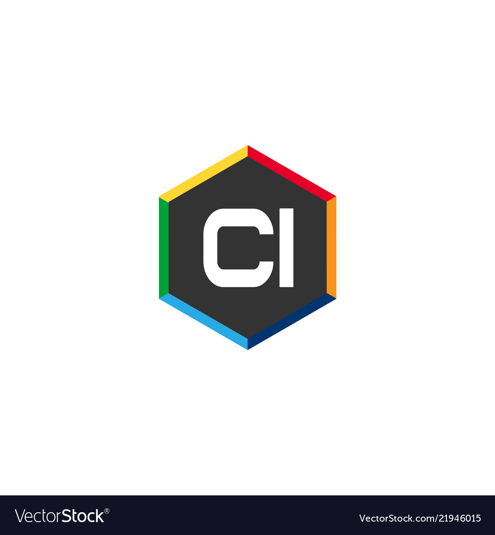 Initial letter ci logo template design Royalty Free Vector Initial letter ci logo template design Royalty Free Vector
