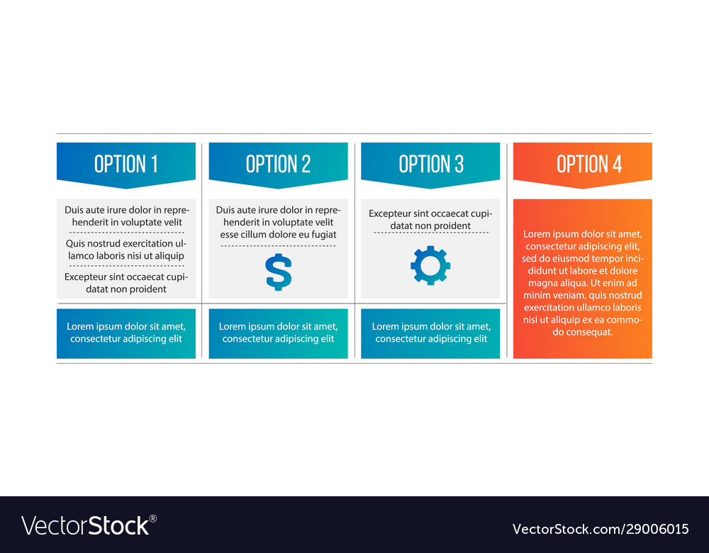 Table template comparison services web pricing Vector Image