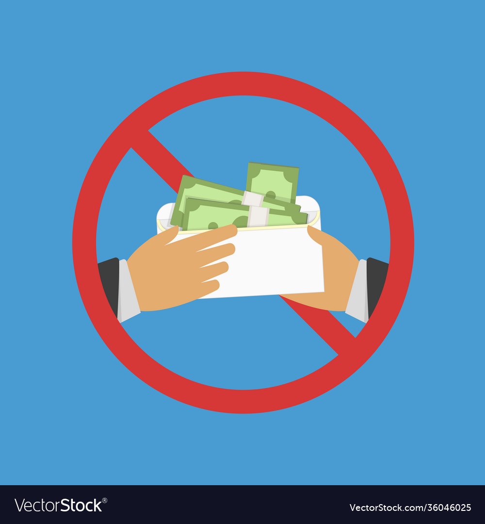 Corruption Royalty Free Vector Image - VectorStock