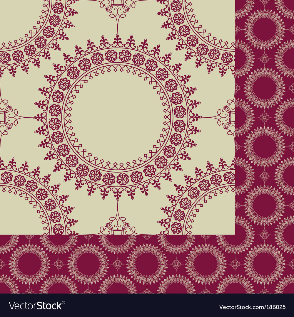 Decorative pattern Royalty Free Vector Image - VectorStock